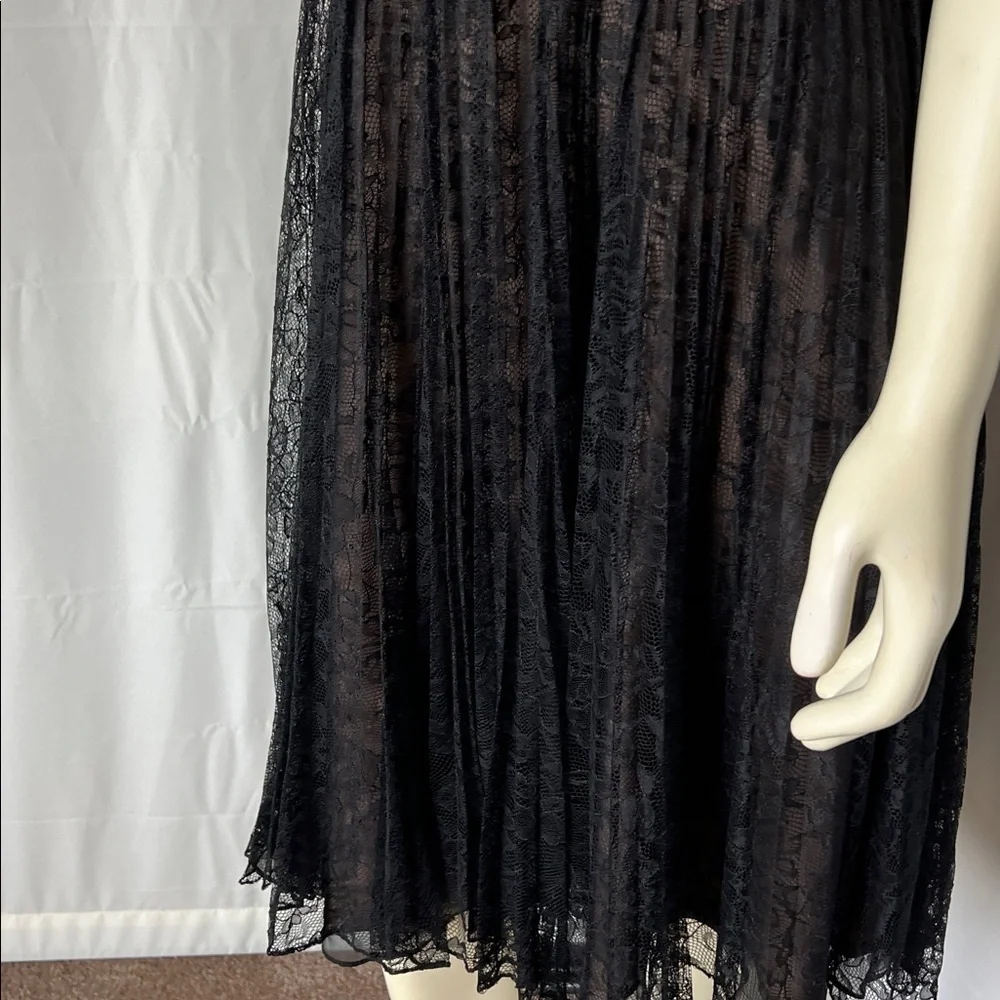 Carmen Marc Valvo | Dresses | Carmen Marc Valvo Black Lace And Silk ...